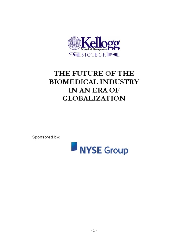 The Future of The Biomedical Industry in | PDF | Biotechnology ...