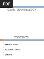 Basic Gear Terminology and Calculation | PDF | Gear | Wear