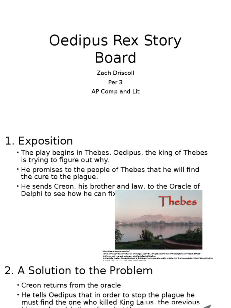 Oedipus Rex Story Board | PDF | Mythology Of Central Greece | Greek ...