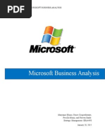 Company Profile of Microsoft | PDF | Microsoft | Expense