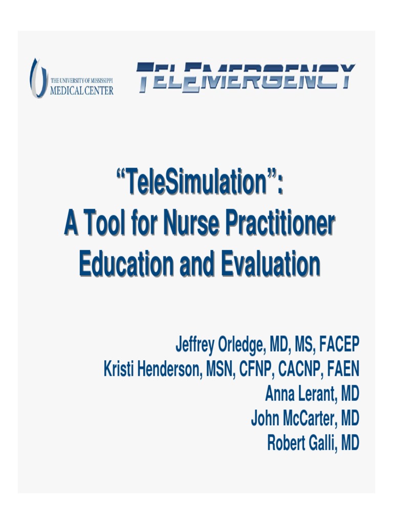 Tele Simulation | PDF | Physician | Medicine