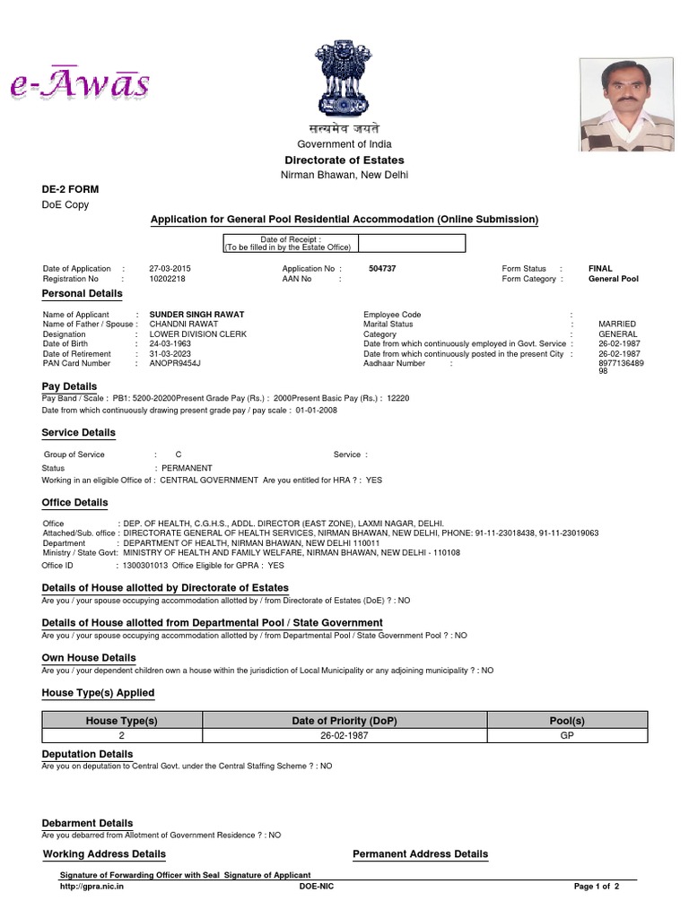 E-Awas Allotment - 504737 PDF | PDF | Social Institutions | Social Science