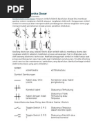 Simbol dan Fungsi Komponen Listrik | PDF