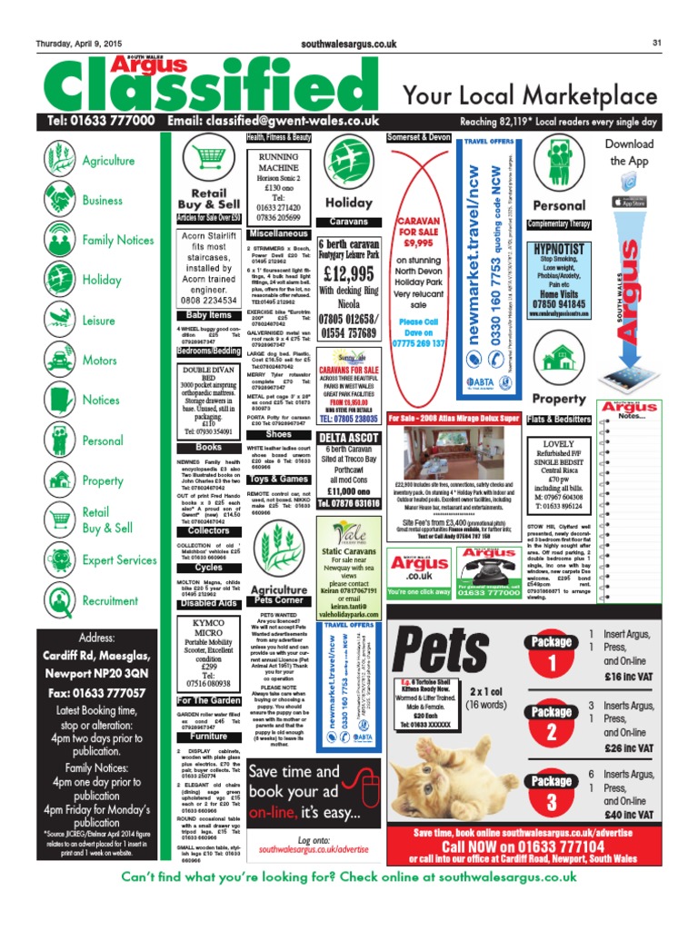 Classified: Your Local Marketplace | PDF | Advertising