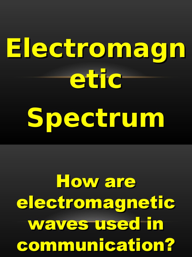 Electromagnetic Waves in Communication | PDF | Radio | Transmitter