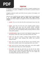 Classroom Adjectives Anchor Chart | PDF | Languages | Foreign Language ...