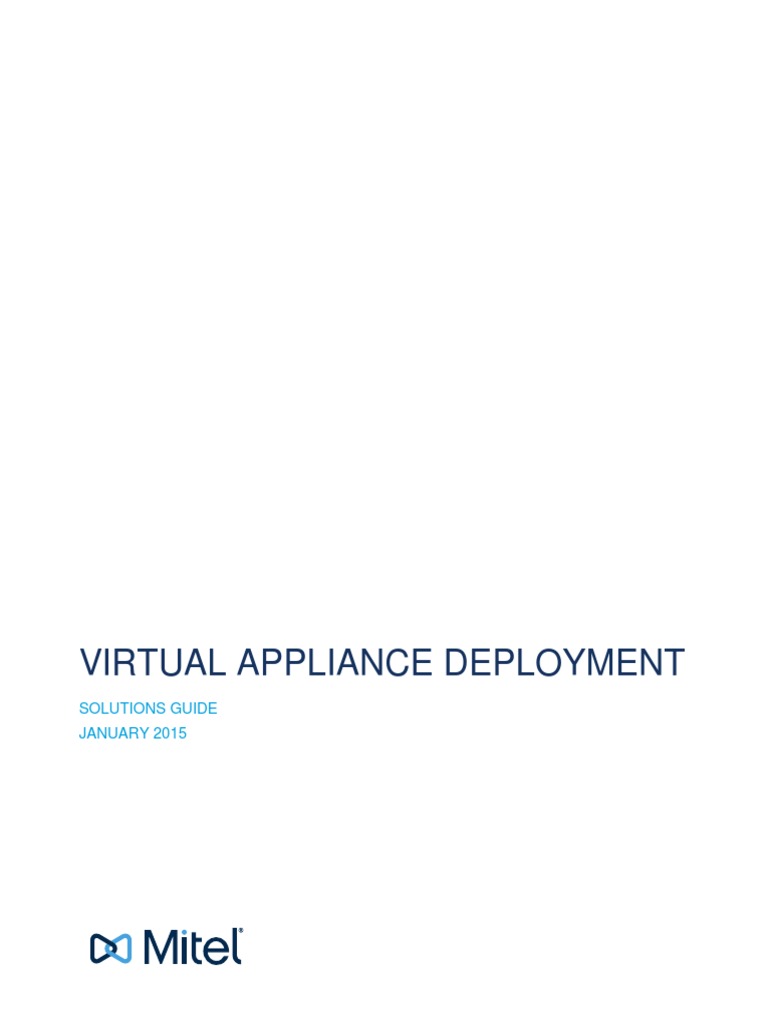 MITEL BP Virtualization | PDF | Hyper V | V Mware