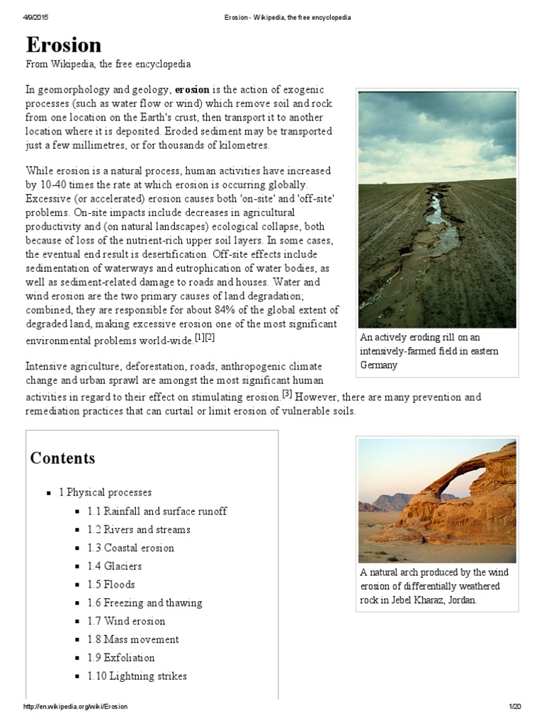 Erosion Phe | PDF | Erosion | Surface Runoff