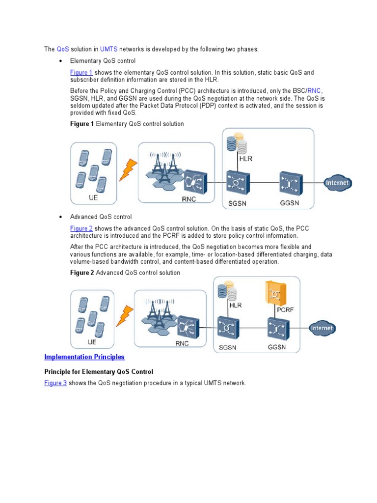 (PCRF) The QoS Solution in UMTS | PDF | Quality Of Service | Network ...