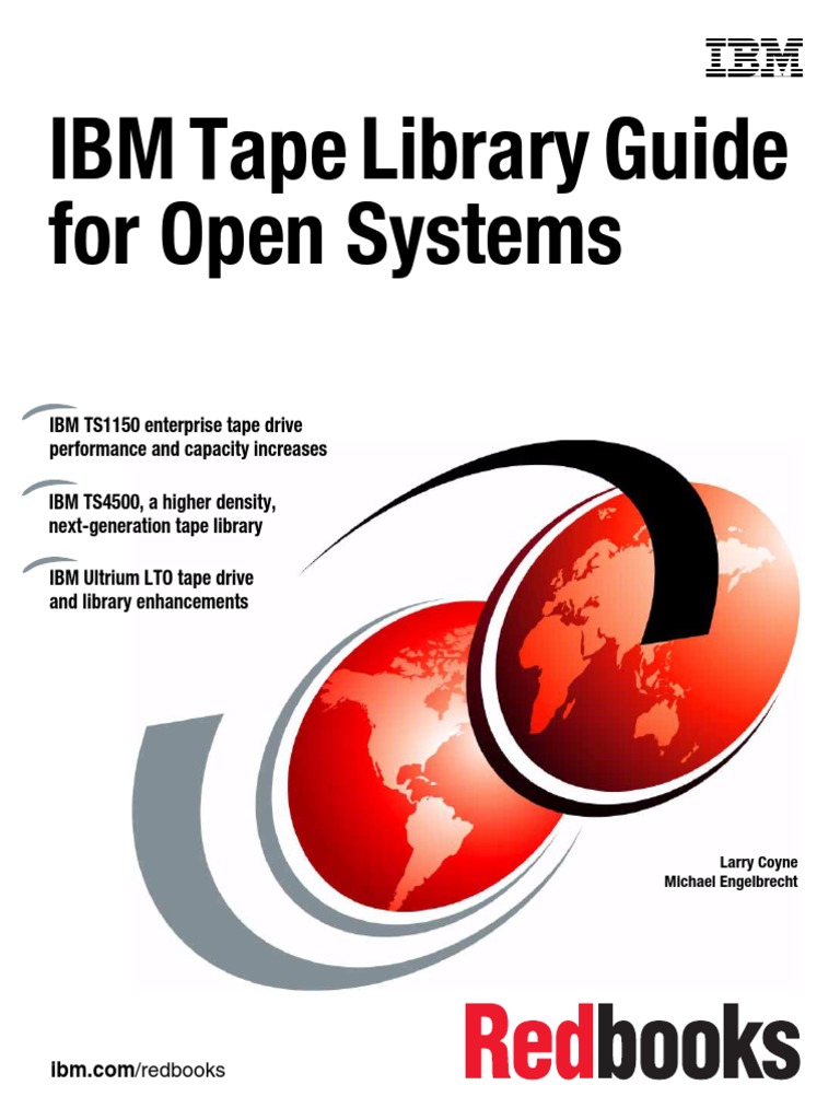 IBM Tape Library Guide For Open Systems | PDF | Areas Of Computer ...