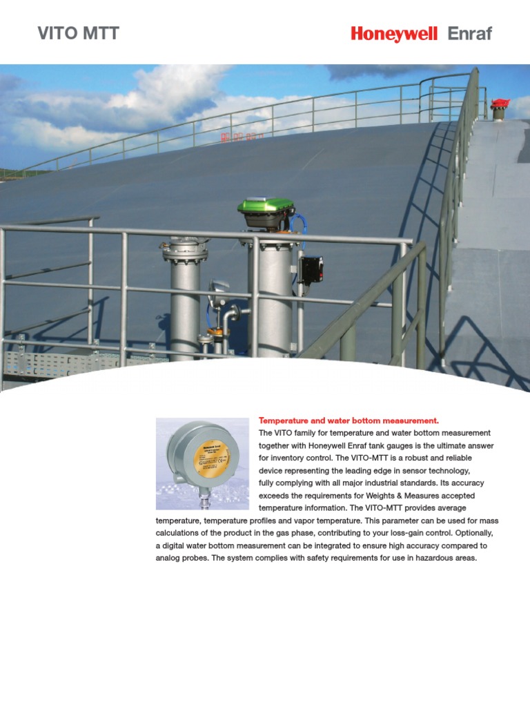 Vito MTT: Temperature and Water Bottom Measurement | PDF | Sensor ...