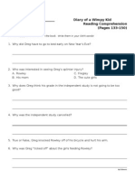 Diary of a Wimpy Kid Quiz Answers | PDF