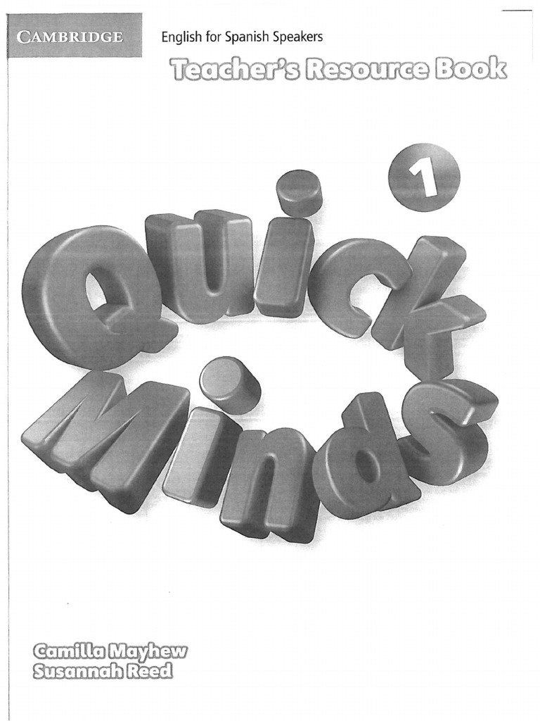 Quick Minds 1 Teacher Rsource's Book PDF | PDF