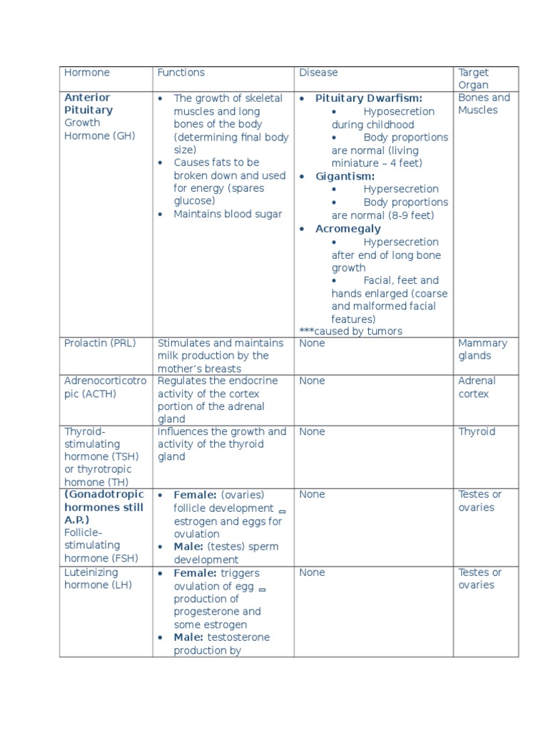 Marieb Endocrine System Summary | PDF | Human Anatomy | Anatomy