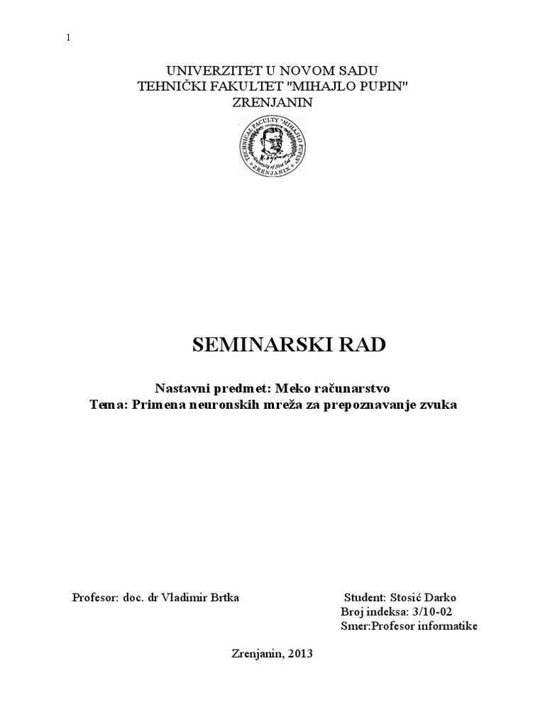 Seminarski Rad | PDF