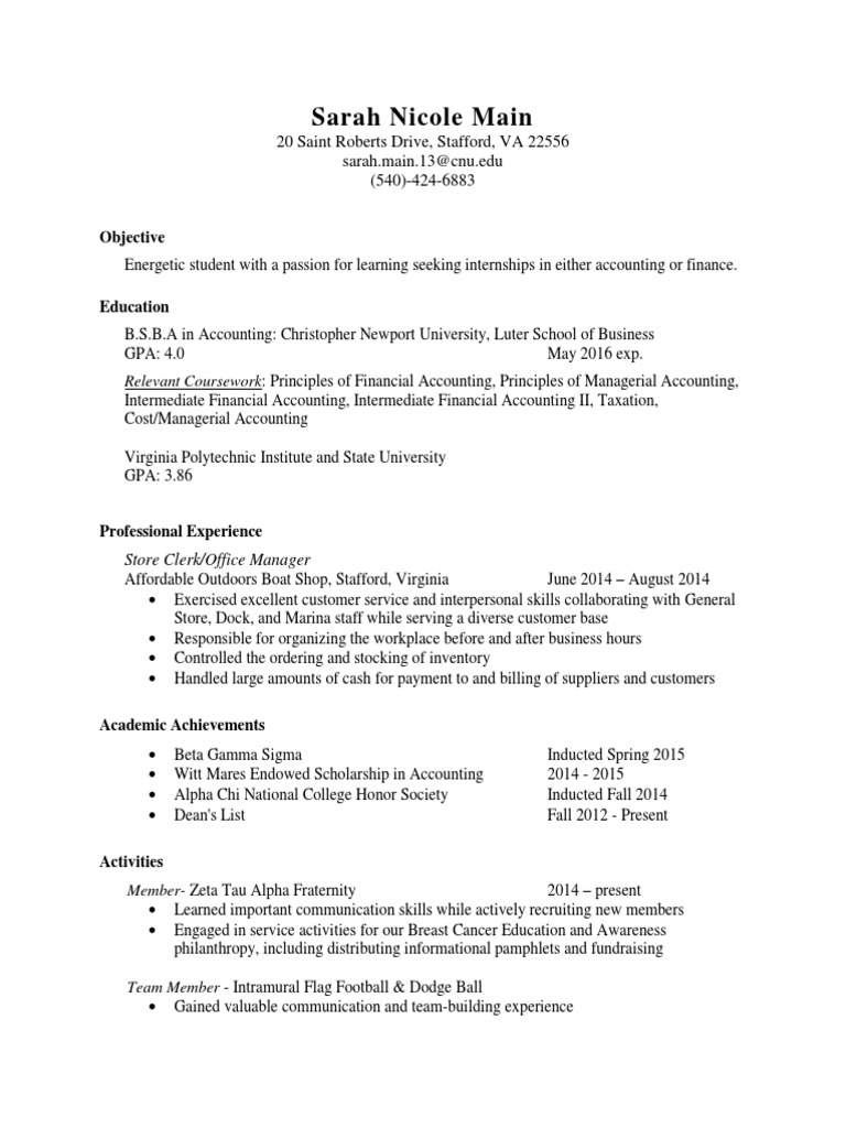 Resume Updated | PDF | Finance & Money Management