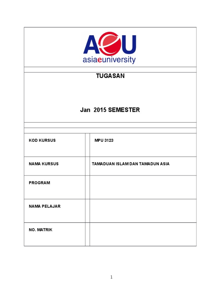 Tugasan Mpu3123 | PDF