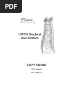 USFOS Software User Manual | PDF