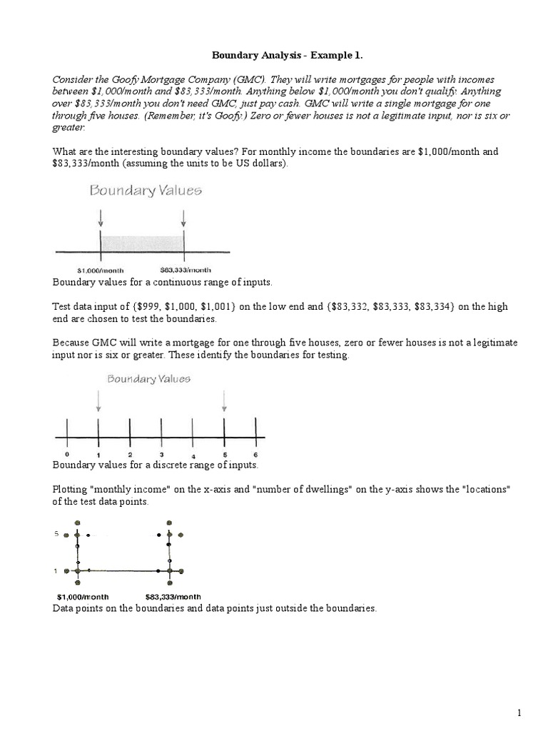 Boundary Analysis - Example 1 | PDF | Teaching Mathematics | Science