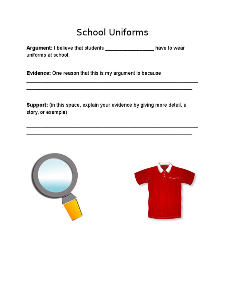 School Uniforms Debate | PDF | Career & Growth | Business