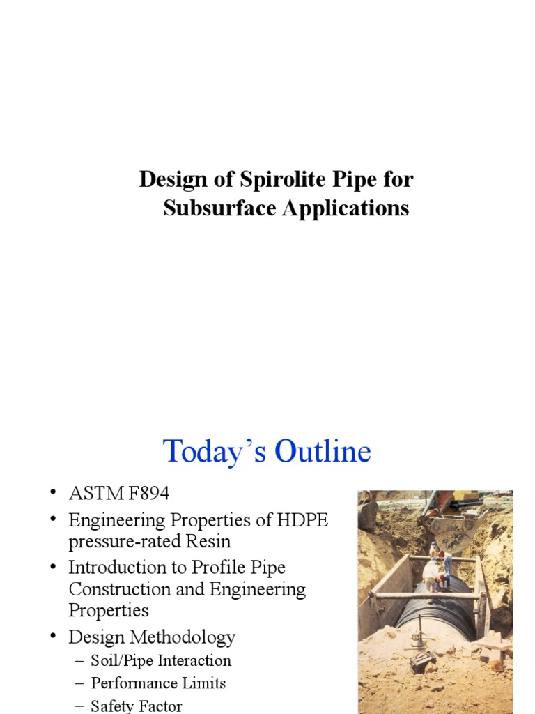 New Spirolite Pipe | PDF | Buckling | Stiffness