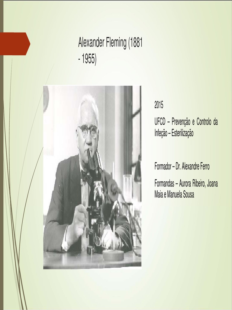 Alexander Fleming | PDF | Penicilina | Antibióticos