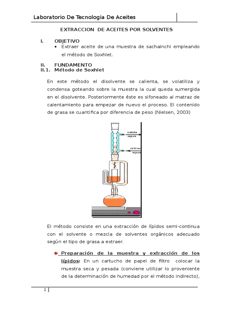 Extracción de Aceites Por Solventes | Solvente | Lípido