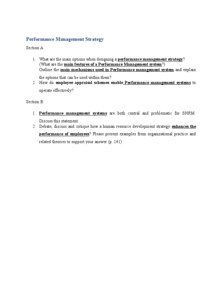 Questions For HR | PDF | Competence (Human Resources) | Performance ...