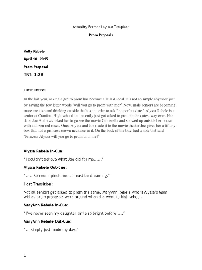 Media Journalism Actuality Format Layout Template | PDF | Citation