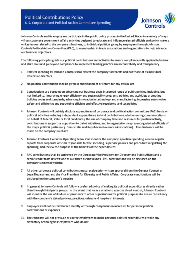 political_contributions_policy.pdf | Political Action Committee | Policy