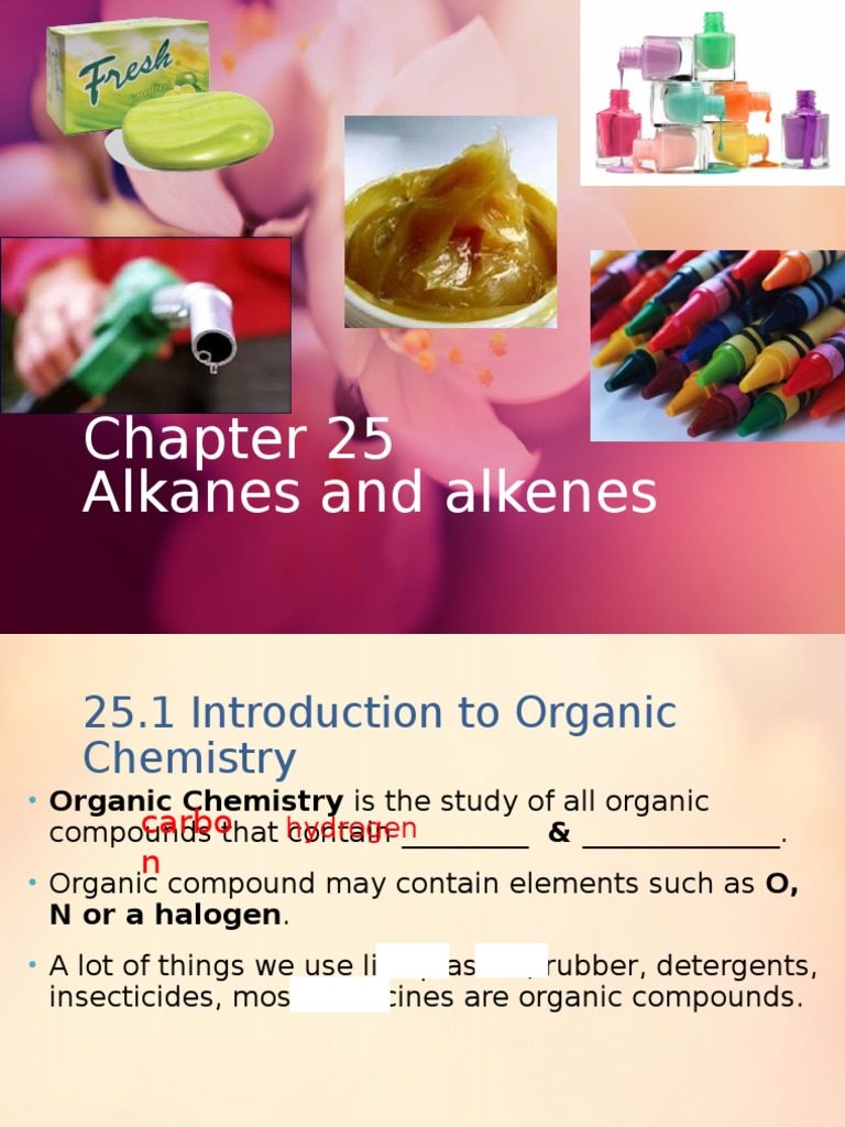 Alkanes and Alkenes | PDF | Cracking (Chemistry) | Alkane