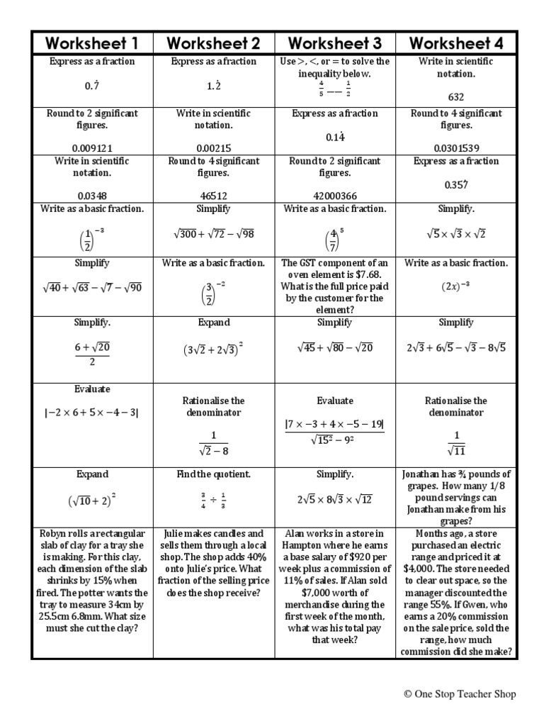 2 Math HW (Basic Arithmetic) | PDF