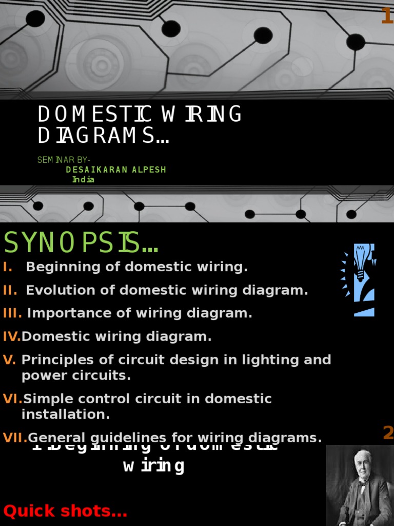 Domestic Wiring Diagrams | PDF | Mains Electricity | Electrical Wiring
