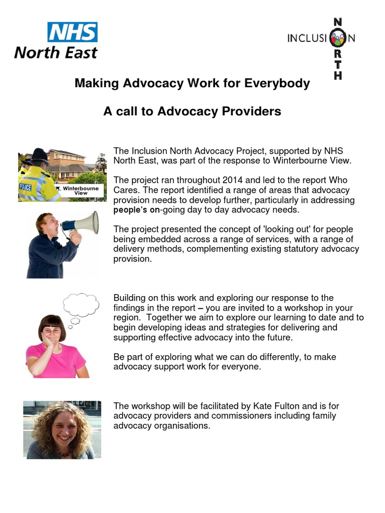 Advocacy Workshop for Providers 2015 | PDF