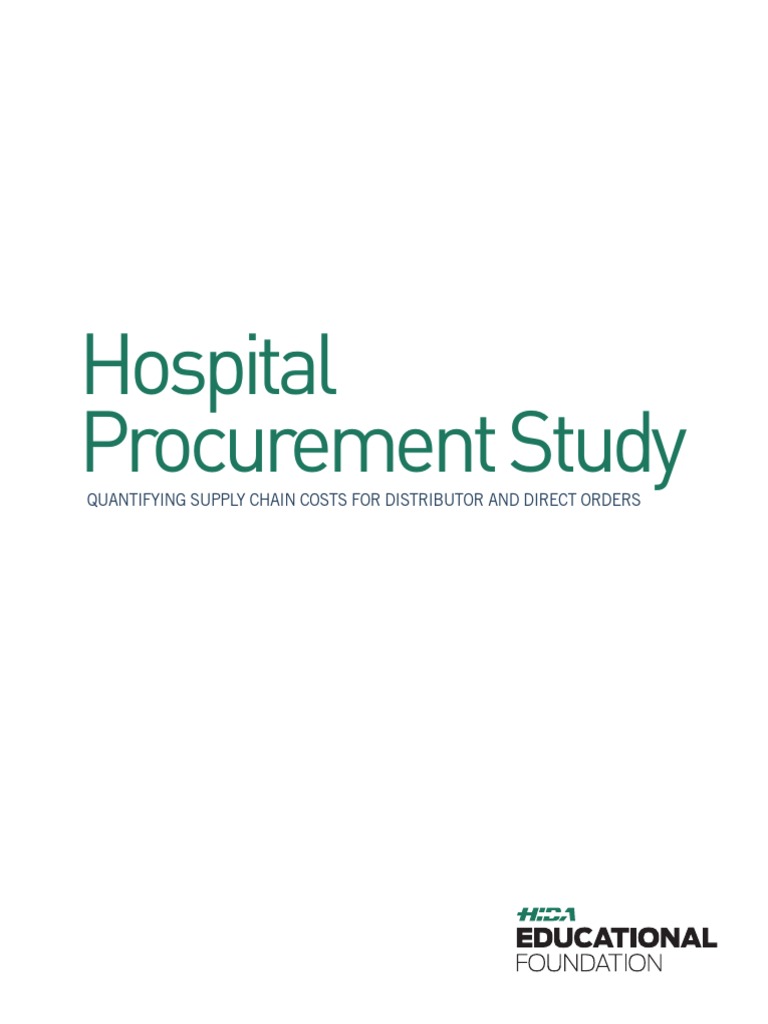 Hospital Procurement | PDF | Inventory | Supply Chain