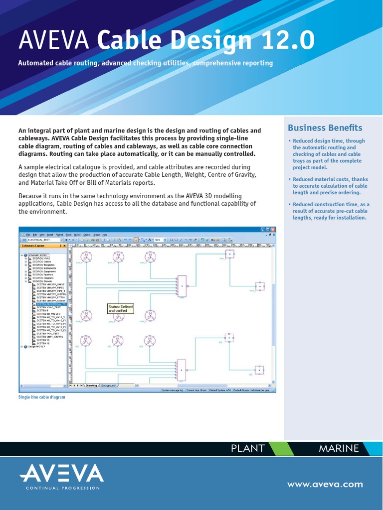 Aveva l18 Cabledesign Final | Cable | Routing