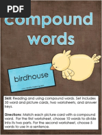Rainbow Compound Words Activity | PDF | Language Arts & Discipline