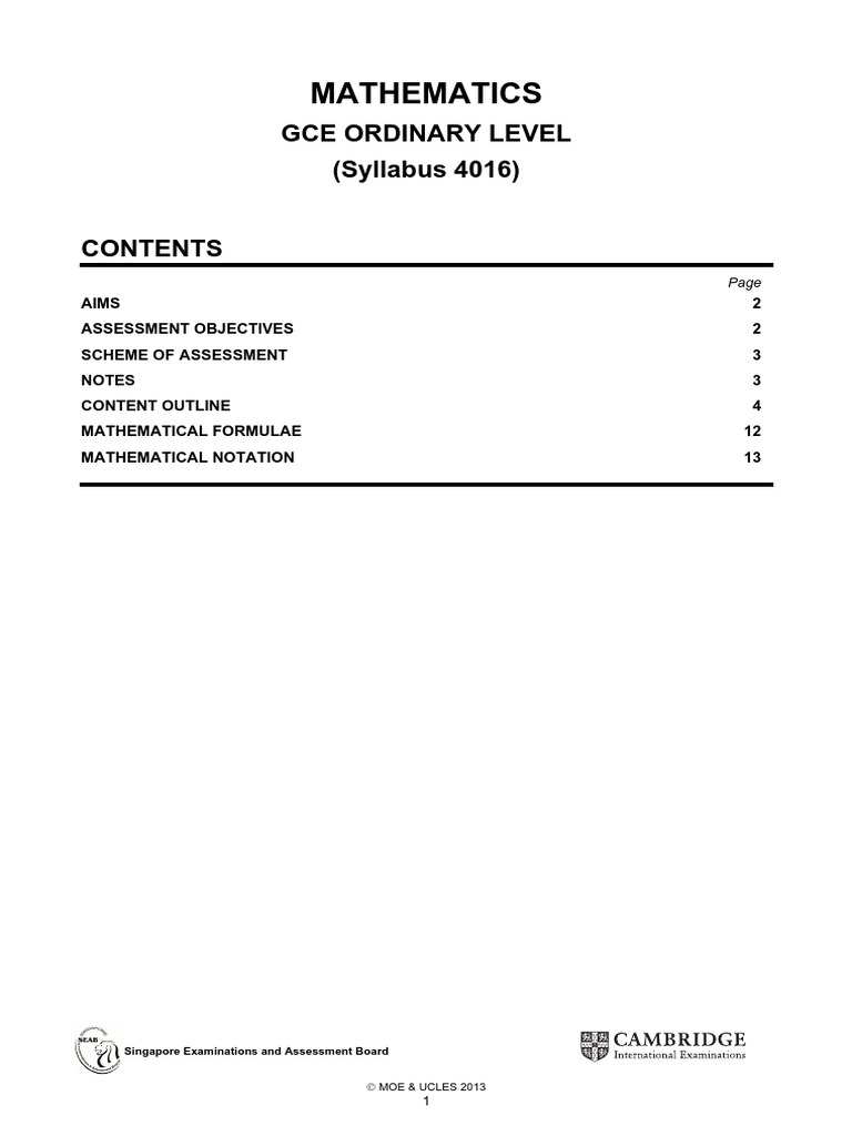 Olevel Maths | Download Free PDF | Trigonometric Functions | Angle