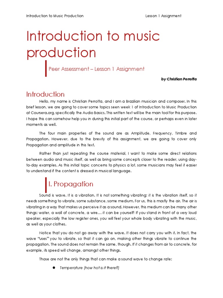 Music Production Basics for Beginners | PDF | Sound | Decibel