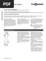 Low-Loss Header Design and Sizing Guide | PDF | Boiler | Thermal Insulation