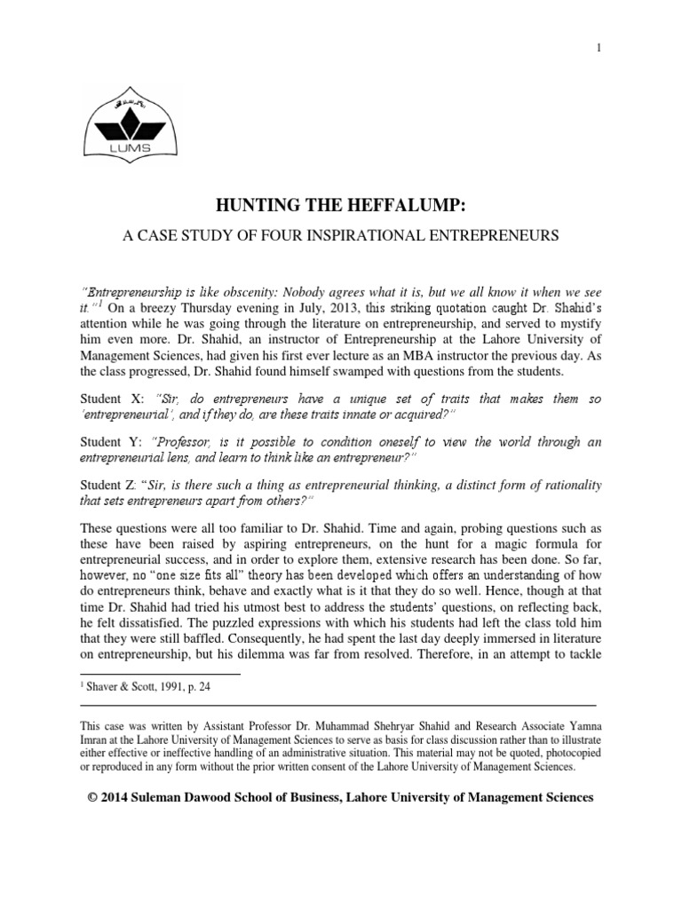 Mini Case Studies | PDF | Entrepreneurship | Economic Growth