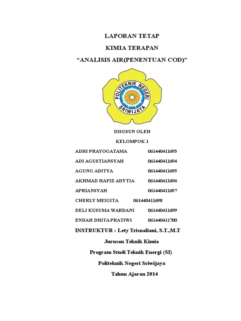 Laporan Tetap Cod | PDF