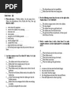 A Summer's Reading - Sample Questions With Answers | PDF | Thought