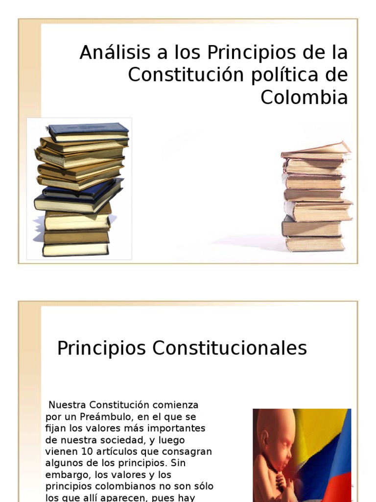 Principios Fundamentales de La Constitucion