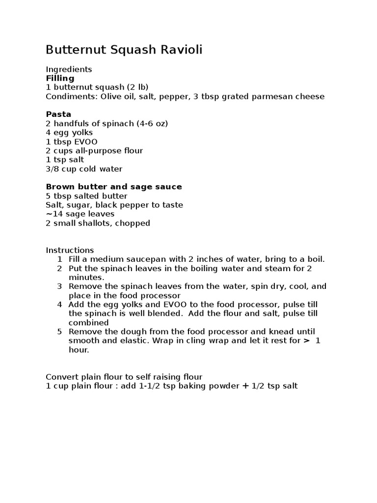 Butternut Squash Ravioli | PDF