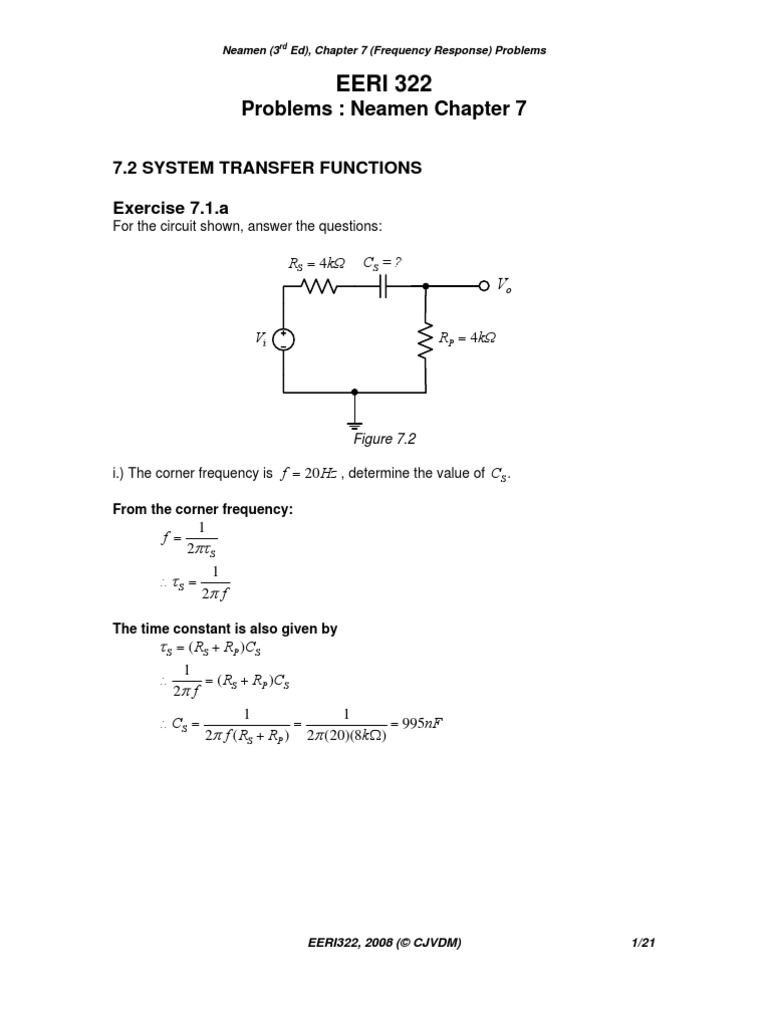 Chapter 7 Solutions | PDF