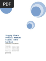 Supply Chain Management - Tata Motor | PDF | Supply Chain | Inventory