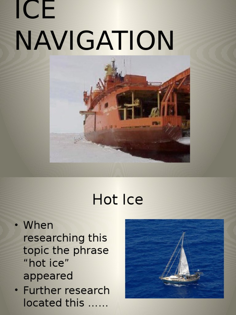 Ice Navigation | Download Free PDF | Sea Ice | Ice