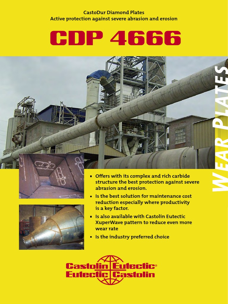 CDP 4666 Wearplates Castodur Diamond Plates | PDF | Alloy | Welding