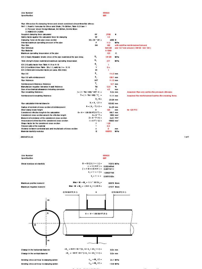 Pipe Stress Analysis and Design Factors | PDF | Pipe (Fluid Conveyance ...